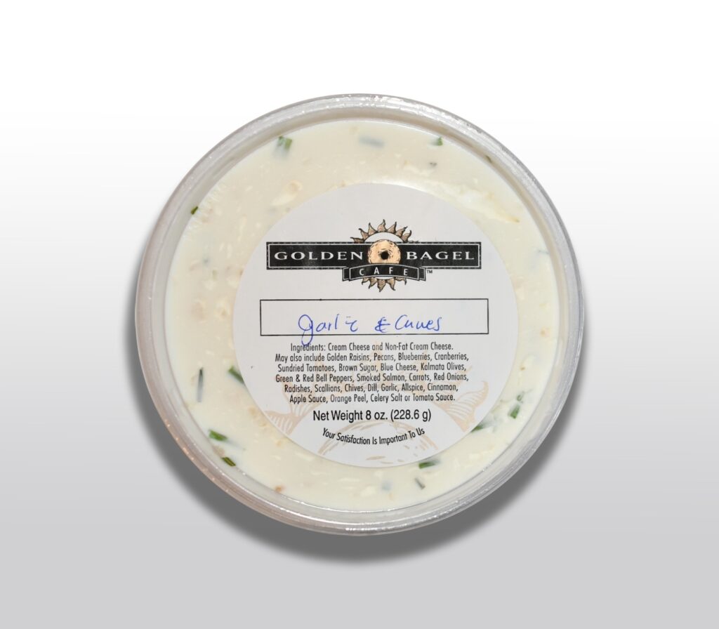 Garlic and Chives - Golden Bagel Cafe